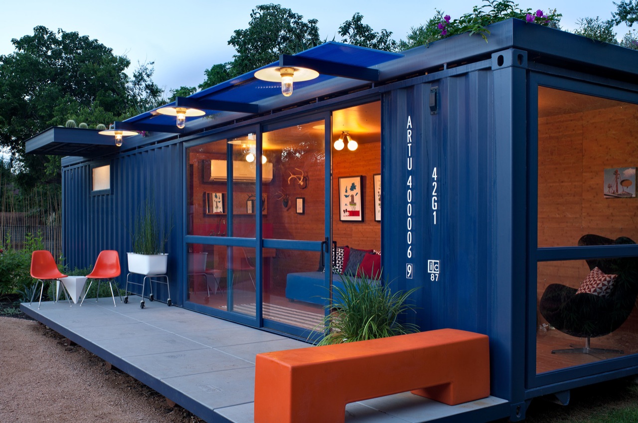 Galeria de Container Guest House / Poteet Architects - 12