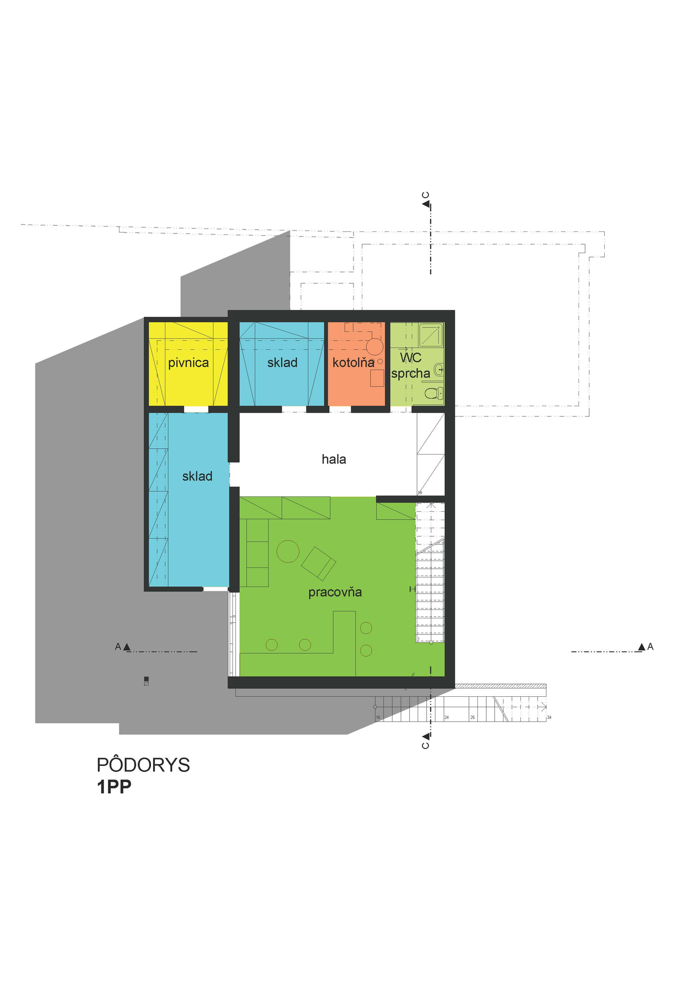Galeria de Villa P / Architektonicke Studio Atrium - 4