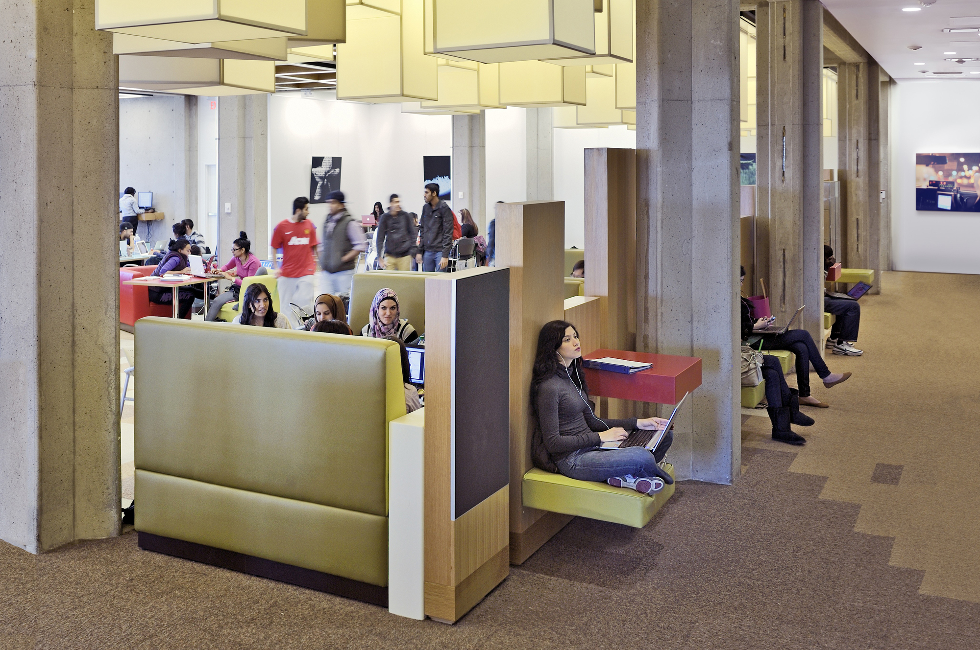 Galeria de “Learning Commons” da Biblioteca da Universidade de York ...