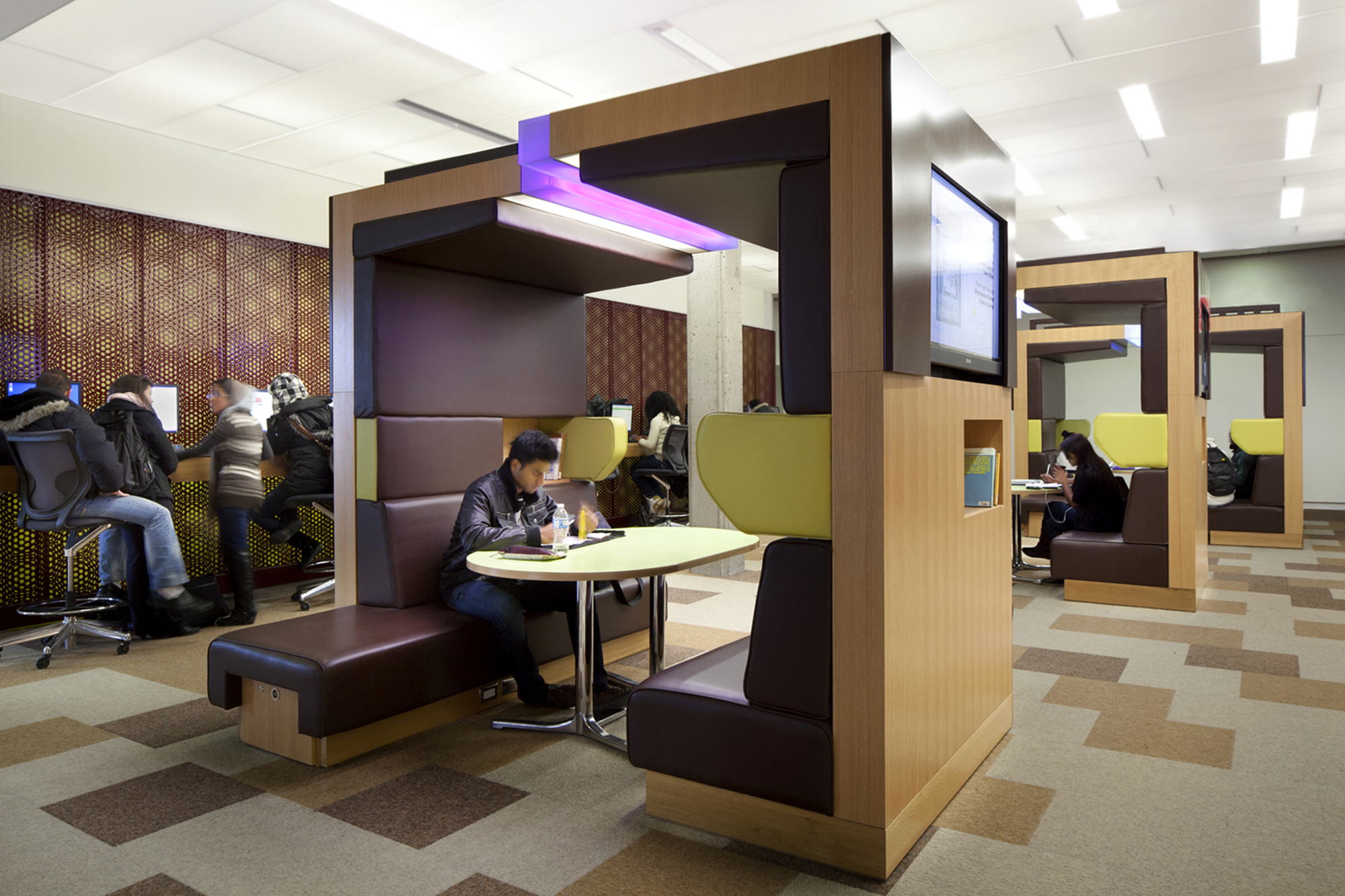 Galeria de “Learning Commons” da Biblioteca da Universidade de York ...