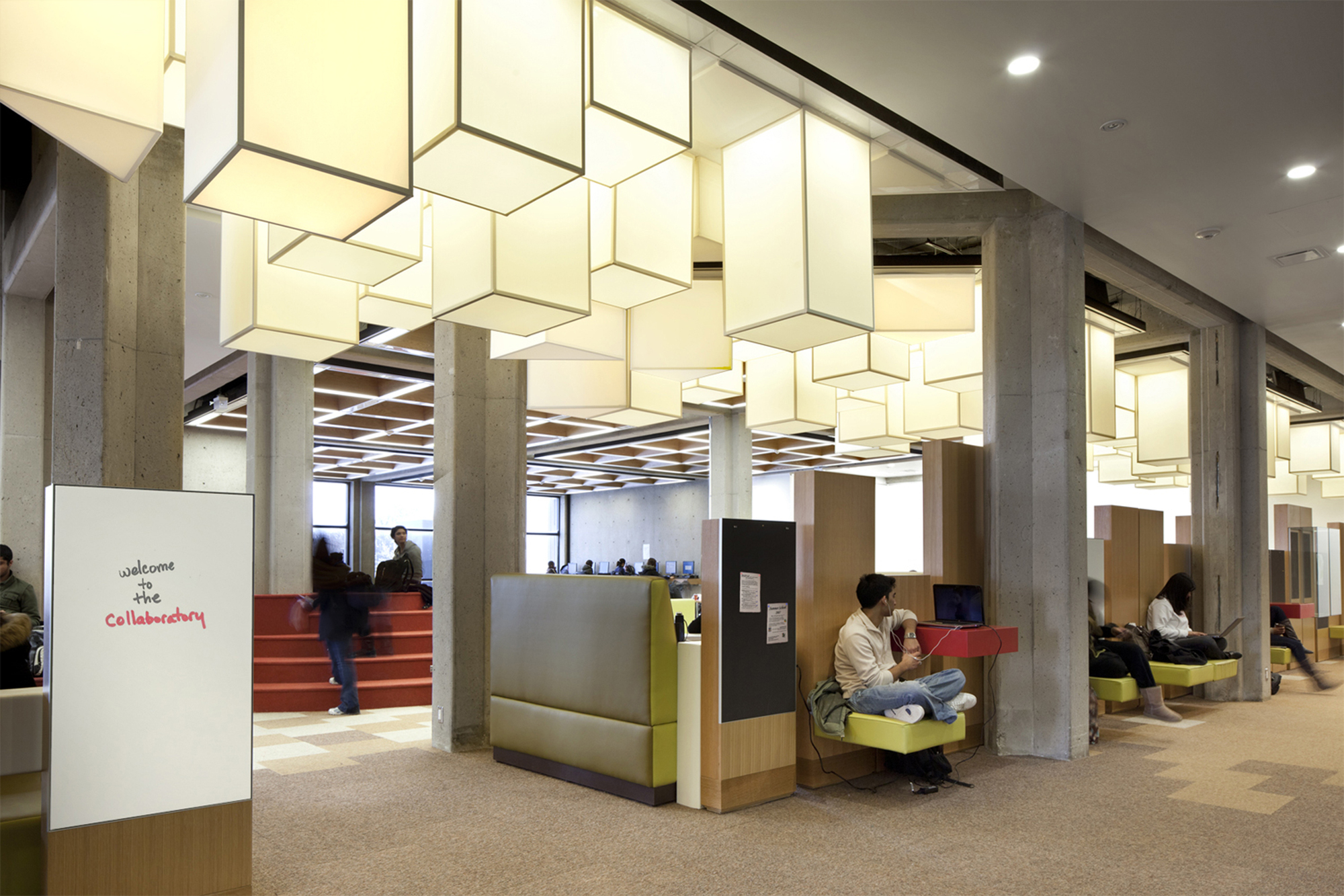 Galeria de “Learning Commons” da Biblioteca da Universidade de York ...