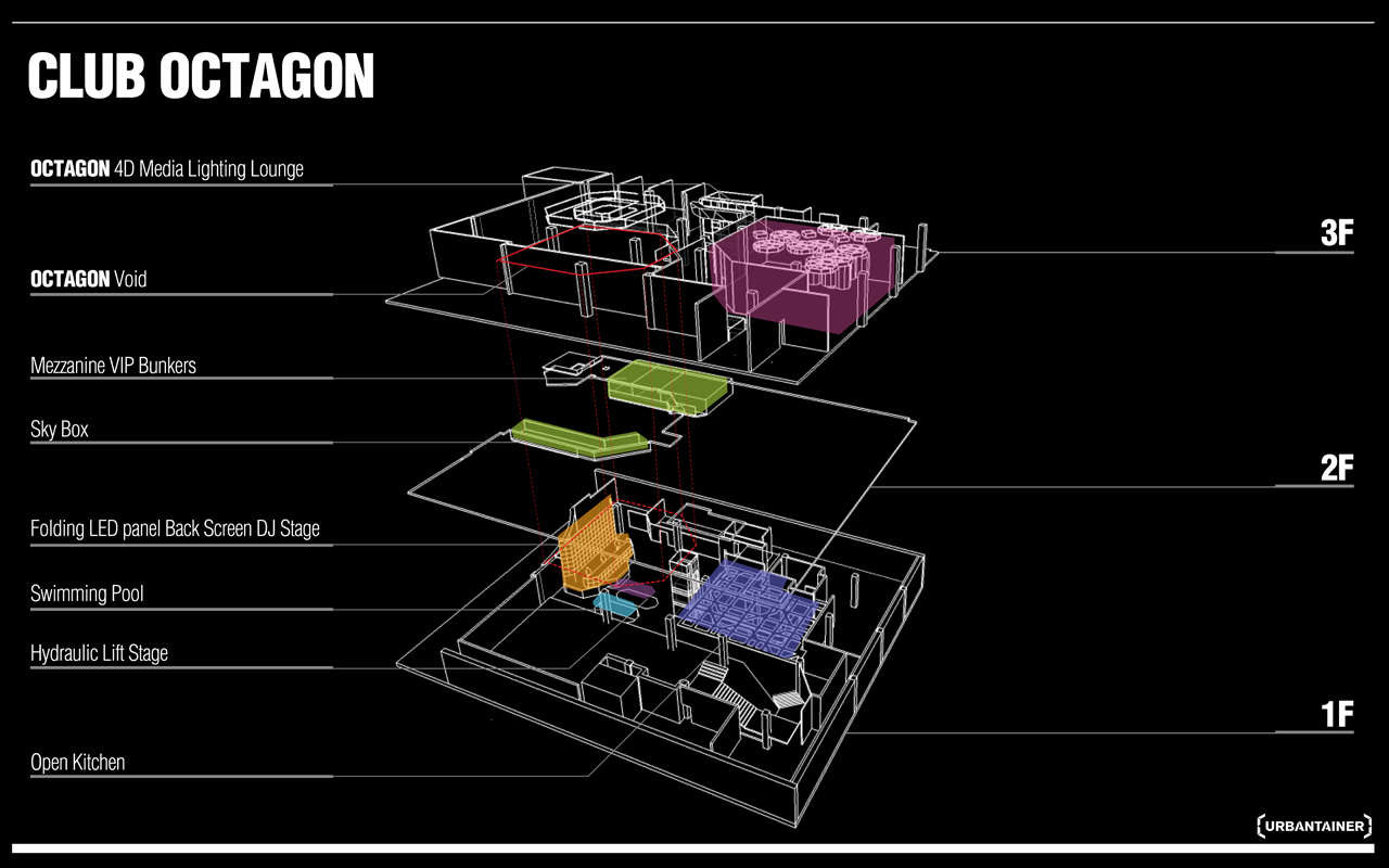 Gallery of Club Octagon / Urbantainer - 10