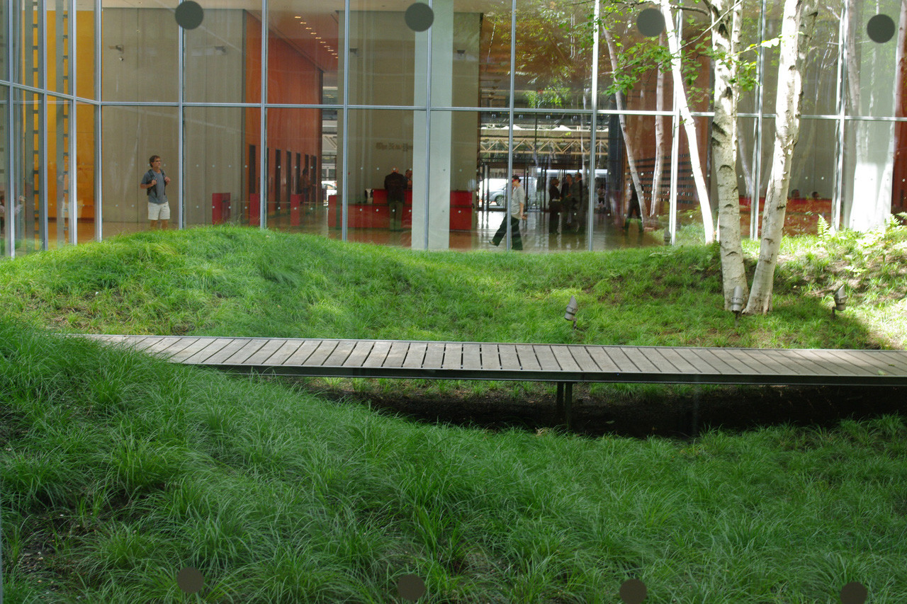 Gallery of The New York Times Building Lobby Garden / HM White Site ...