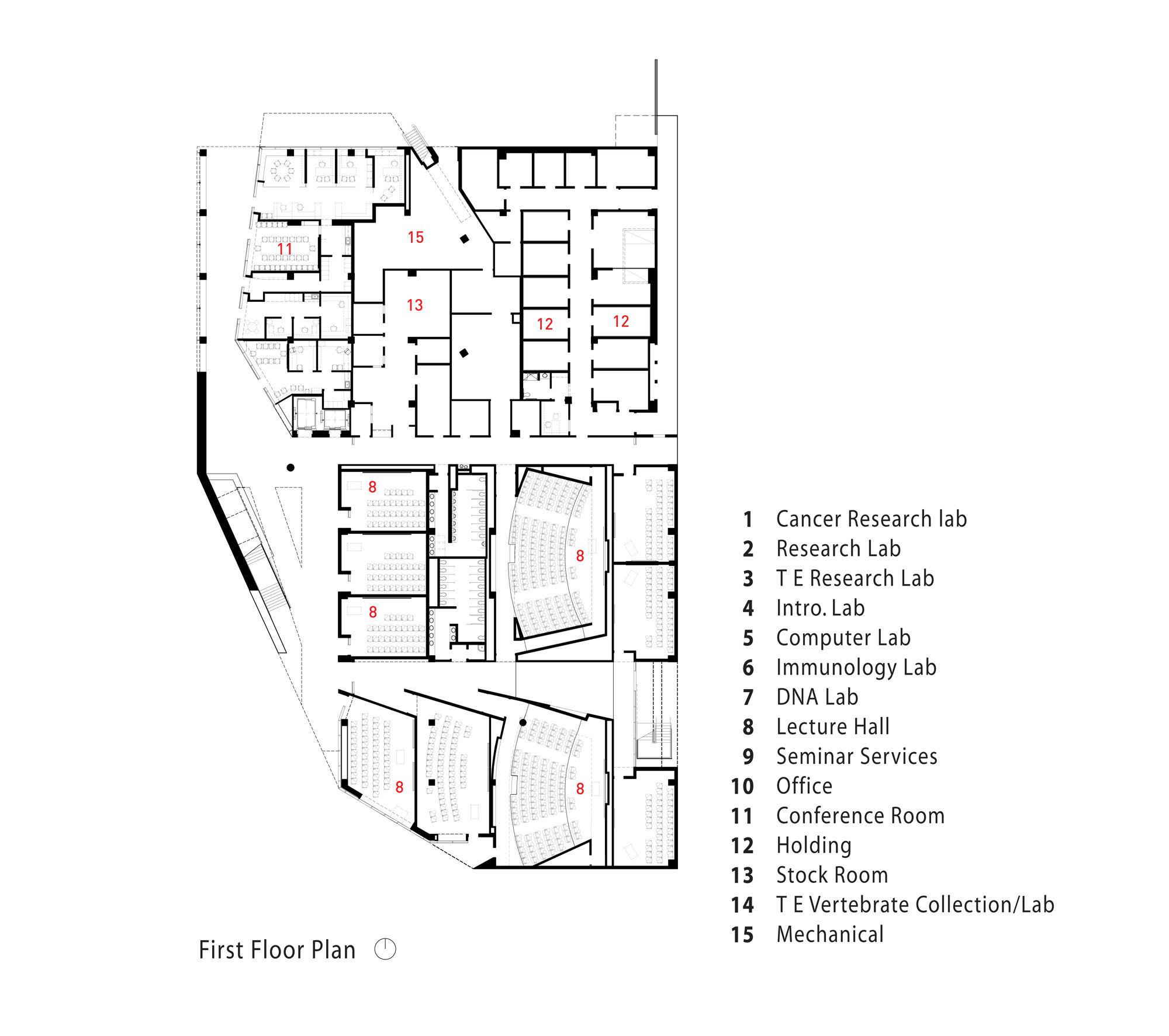 Gallery of Chaparral Science Hall / Yazdani Studio of CannonDesign - 10