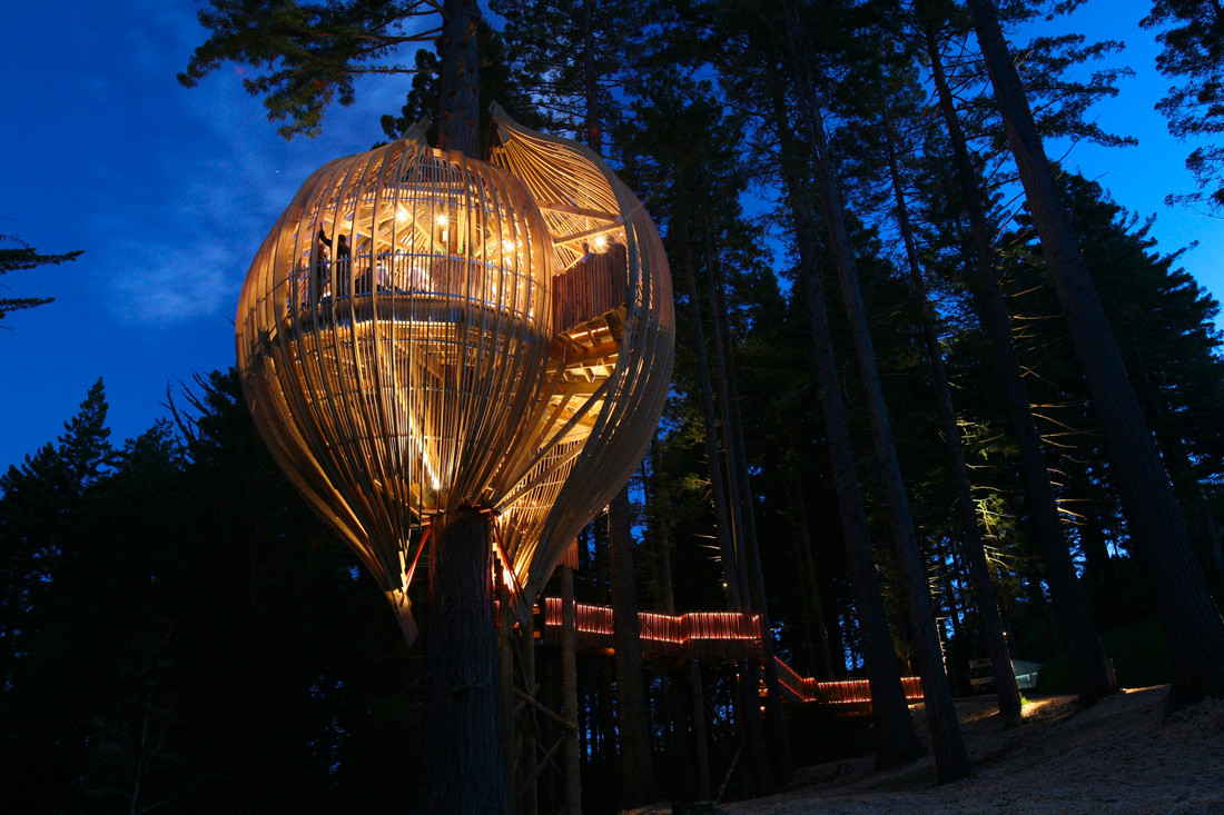 Gallery of Yellow Treehouse Restaurant / Pacific Environments - 11
