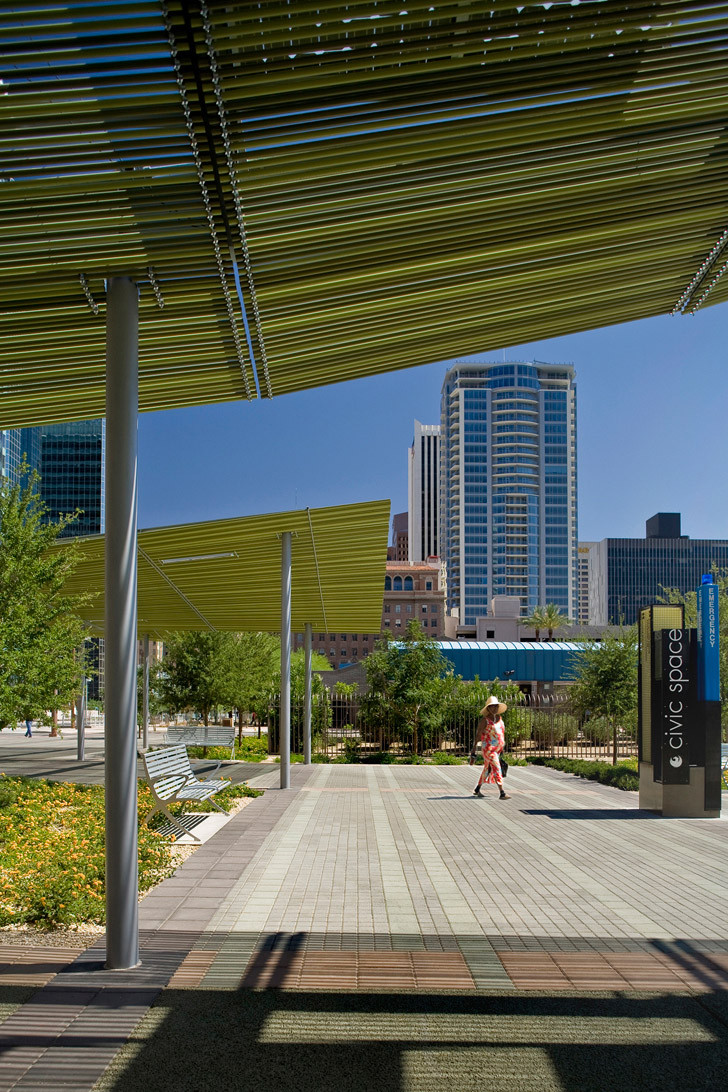 Gallery of Phoenix Civic Space Shade Canopies / Architekton - 6