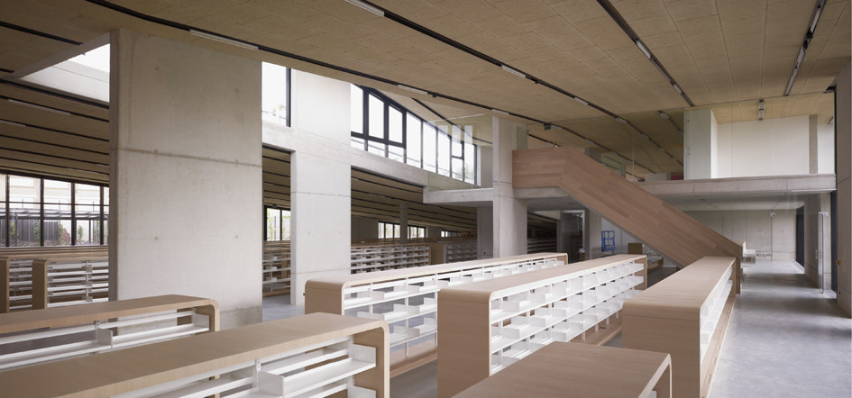 Gallery of Library + Restaurant + Multifunctional Space / BOB361 ...