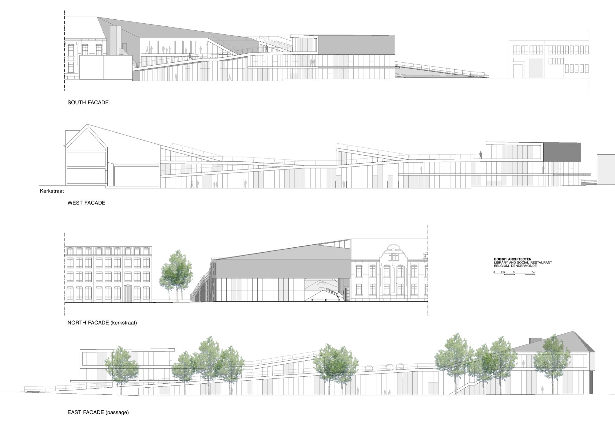 Gallery of Library + Restaurant + Multifunctional Space / BOB361 ...