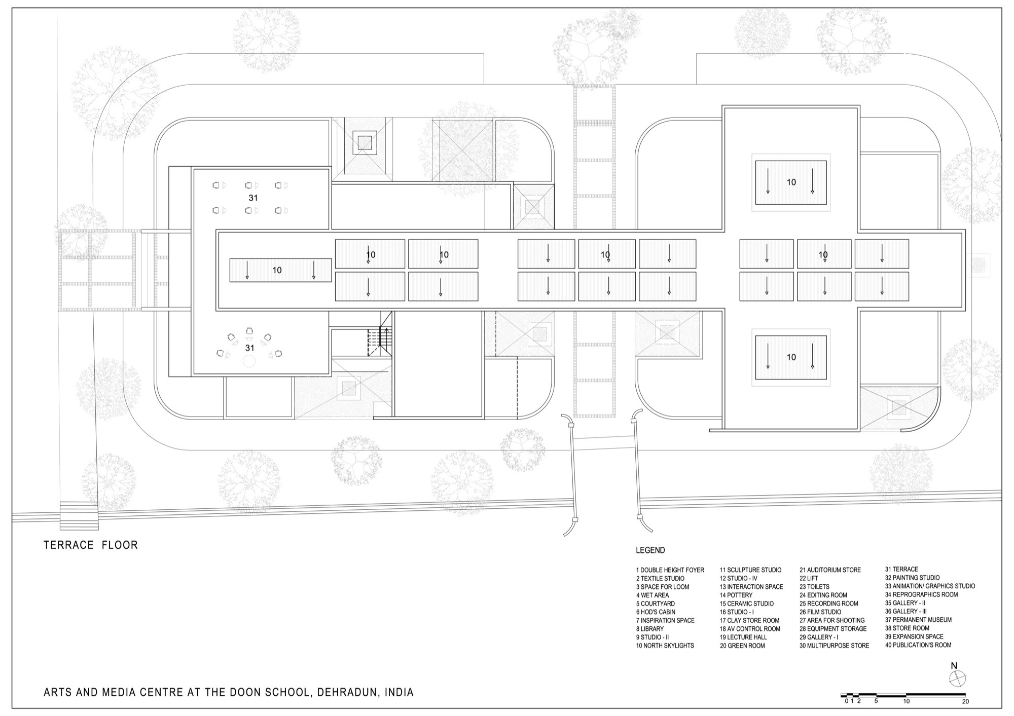 Gallery of Arts and Media Centre at the Doon School / Khosla Associates ...