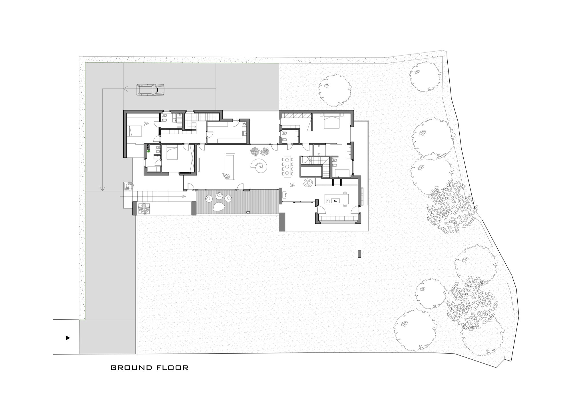 Gallery of Horizontal Space House / Damilano Studio Architects - 12