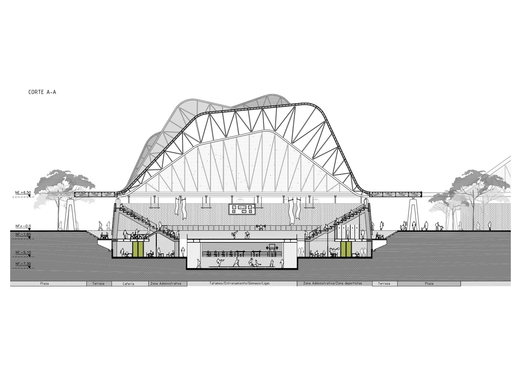 Gallery of Four Sport Scenarios / Giancarlo Mazzanti + Felipe Mesa ...