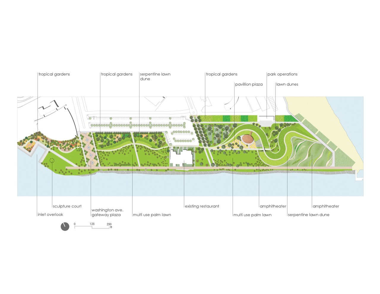 Gallery of South Pointe Park / Hargreaves Jones - 14