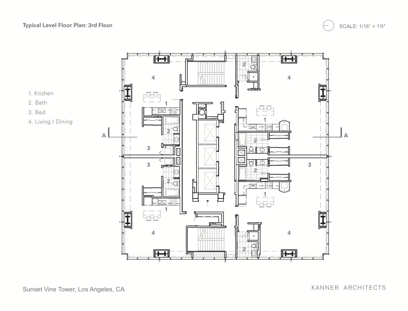 Gallery of Sunset Vine Tower / Kanner Architects - 17