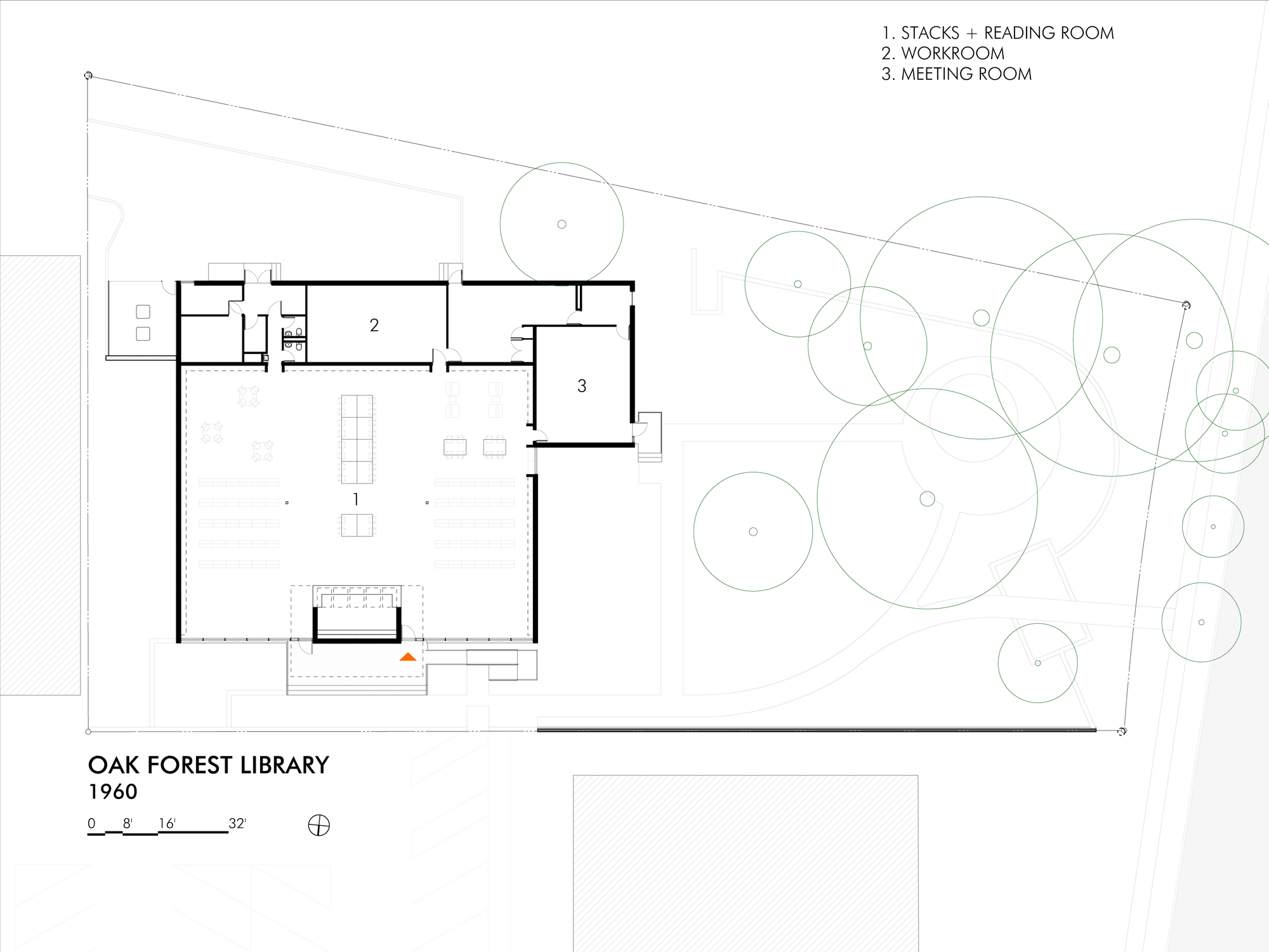 Gallery of Oak Forest Library / Natalye Appel + Architect Works, Inc ...