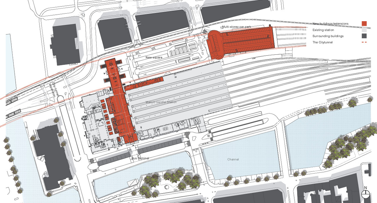 Gallery of Malmö Central Station / Metro Arkitekter - 11