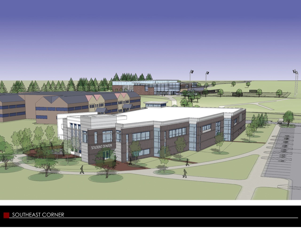 Gallery of SUNY Institute of Technology Student Center / QPK Design - 15