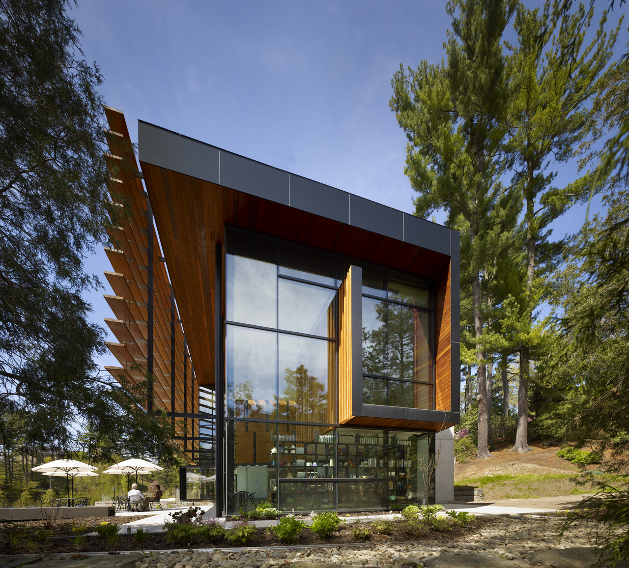 Gallery of Cornell Plantations Welcome Center / Baird Sampson Neuert ...