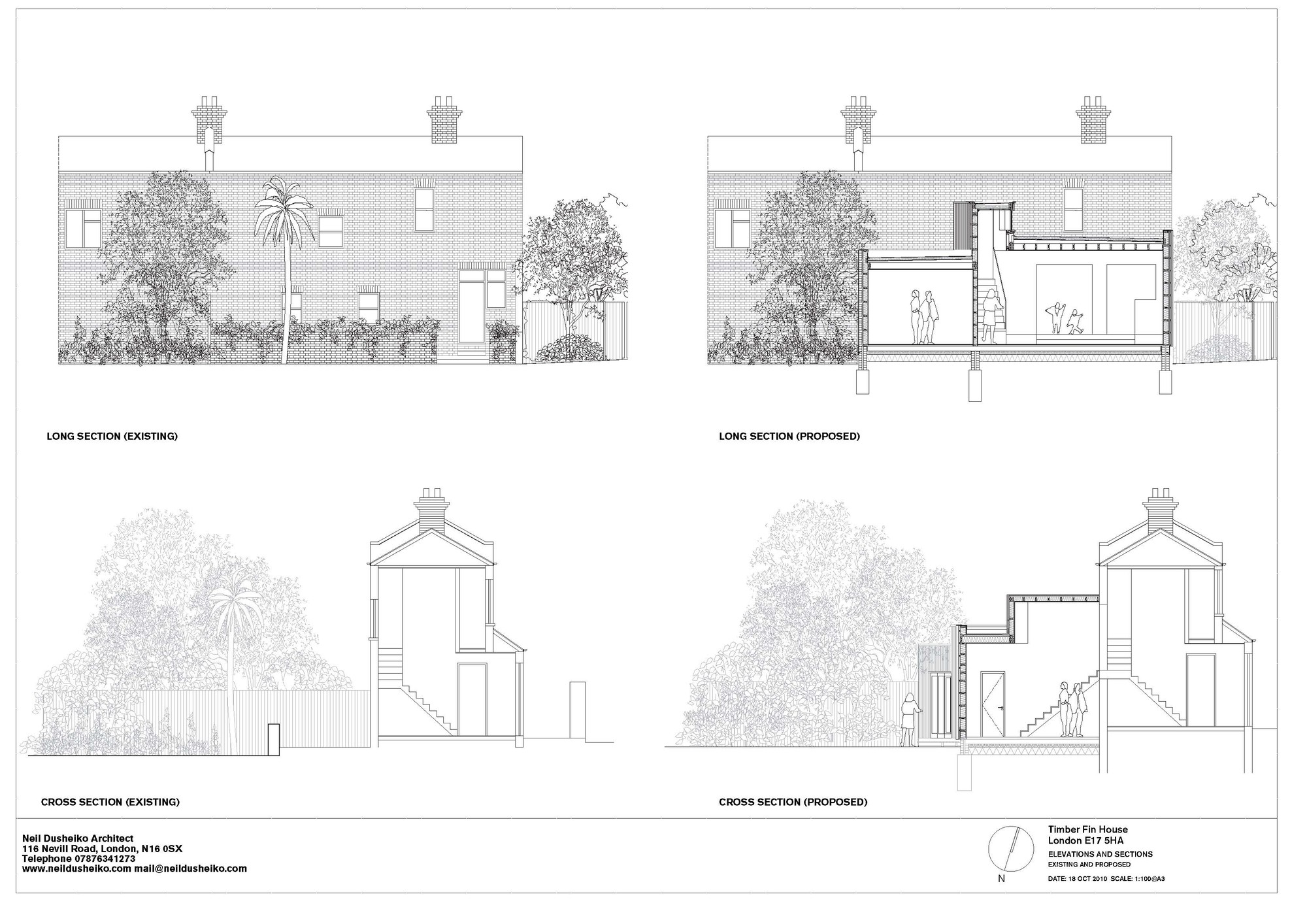 Gallery of Timber Fin House / Neil Dusheiko Architects - 29