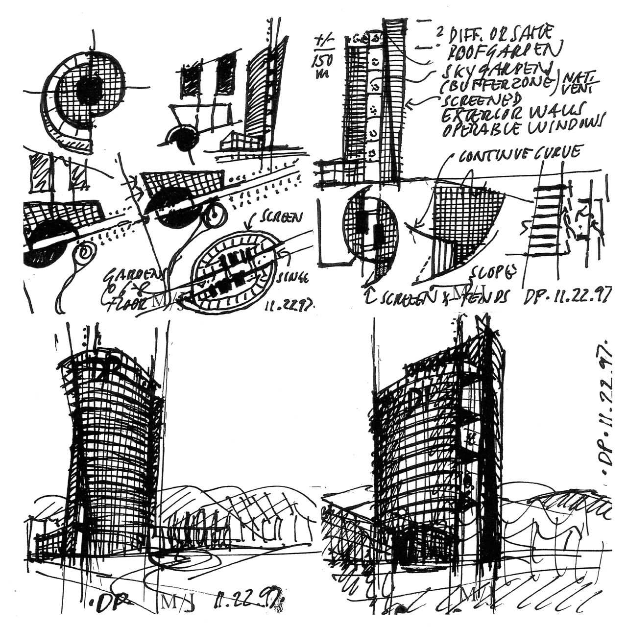 Gallery of Flashback: Post Tower / Murphy Jahn - 13