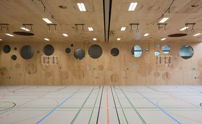 Gallery of Extension of the multifunctional double sports halls in the ...