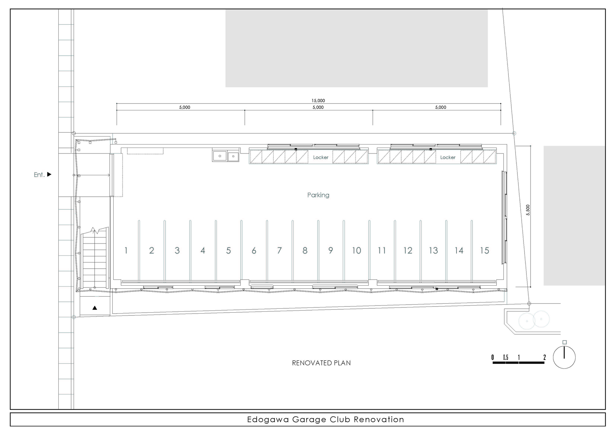Gallery of Edogawa Garage Club Renovation / Jun’ichi Ito Architect ...