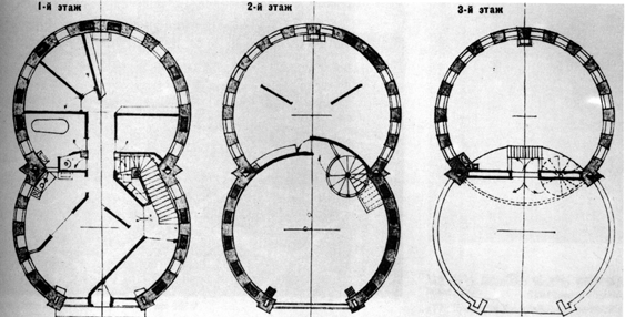 Galeria de Clássicos da Arquitetura: Casa Melnikov / Konstantin ...