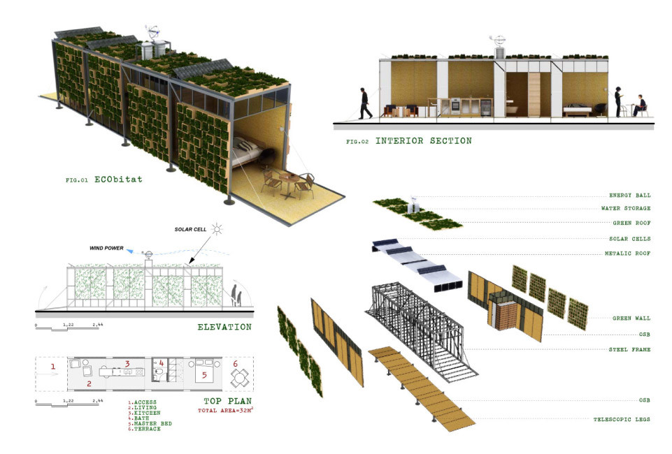 Galería de ECObitat: Casa modular transportable - 3