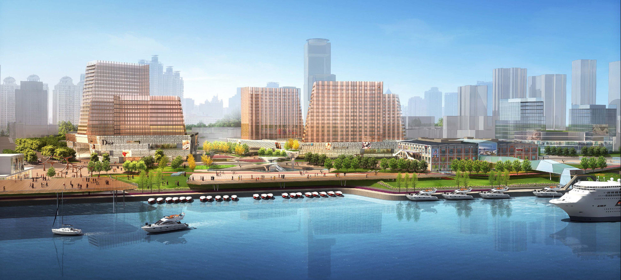 Gallery of Xin Hua Pudong Waterfront Development Winning Proposal ...