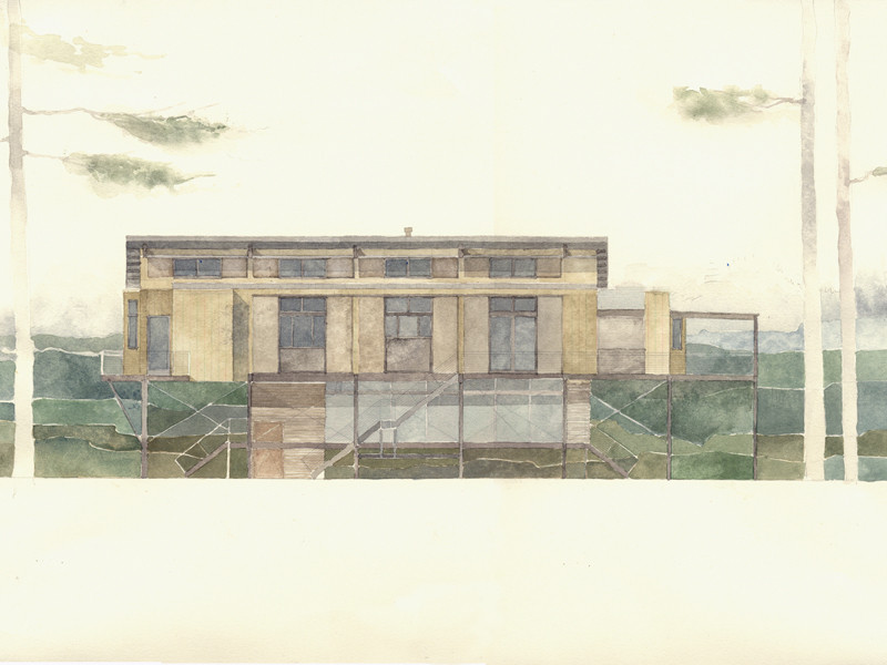 Galería de Cabaña en Cusabo Island / Woollen Studio - 11