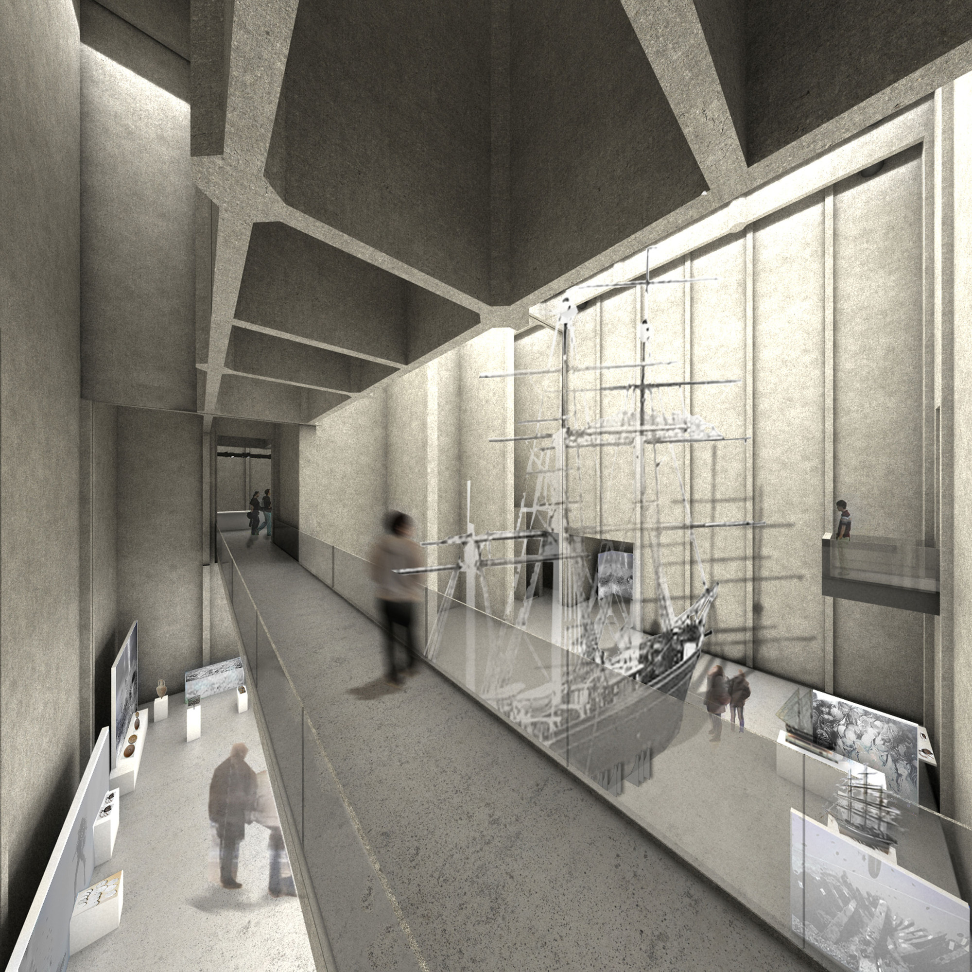 Gallery of Museum for Underwater Antiquities Competition Entry ...