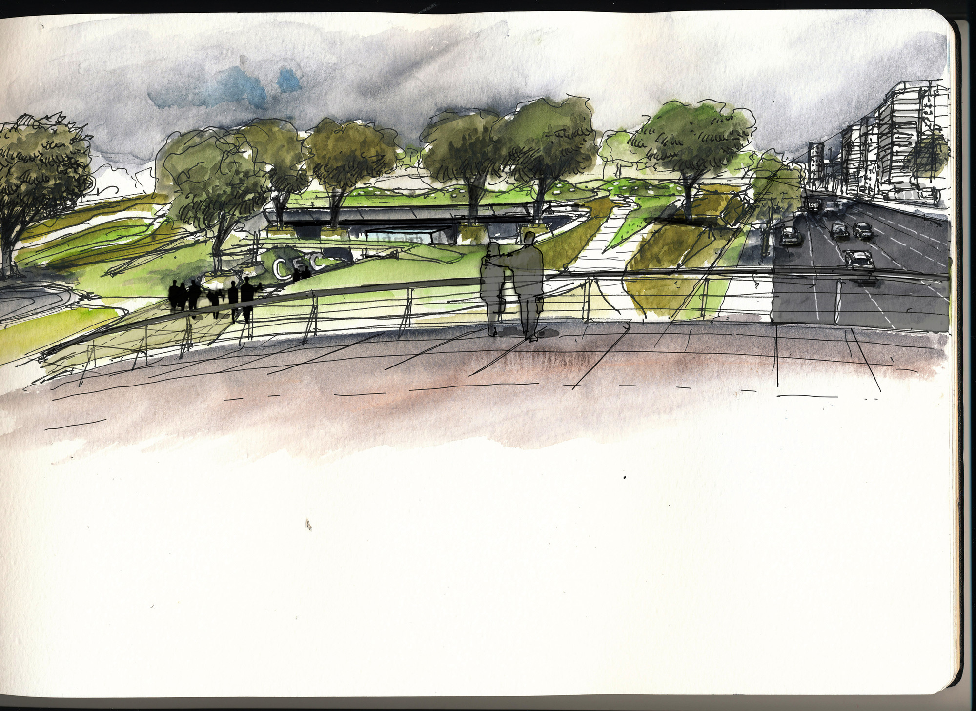 Galería de Primer Lugar Concurso Parque, Centro de Exposiciones y ...