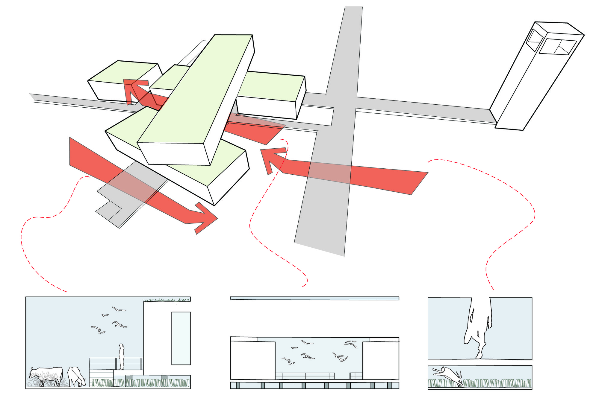 Gallery of Great Fen Visiting Center Competition Entry / Alexandros ...