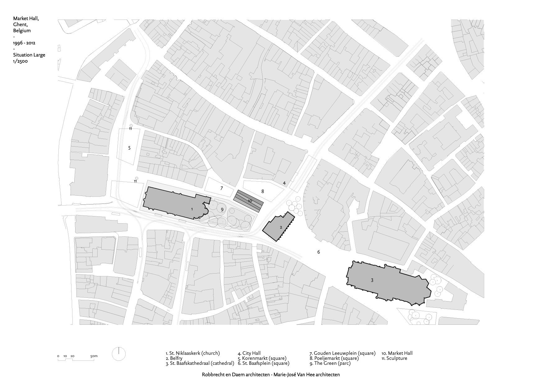 Galeria de Market Hall de Gent / Marie-José Van Hee + Robbrecht & Daem - 30