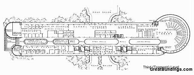 Marin County Civic Center Floor Plan