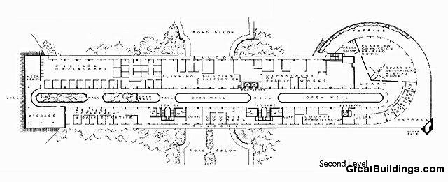 Marin County Civic Center Floor Plan