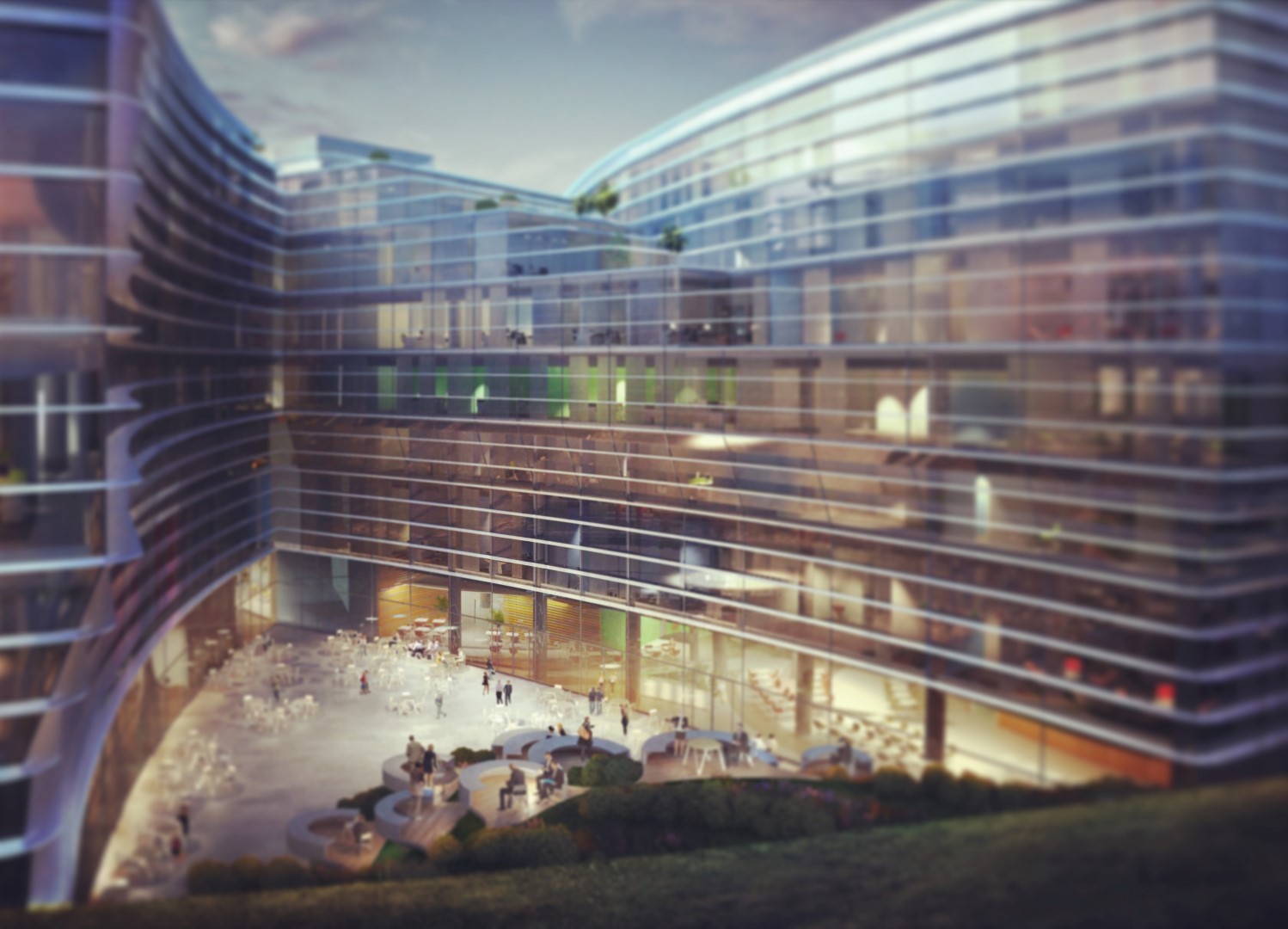 Gallery of Premier Campus Office in Kagithane Winning Proposal / JDS - 12