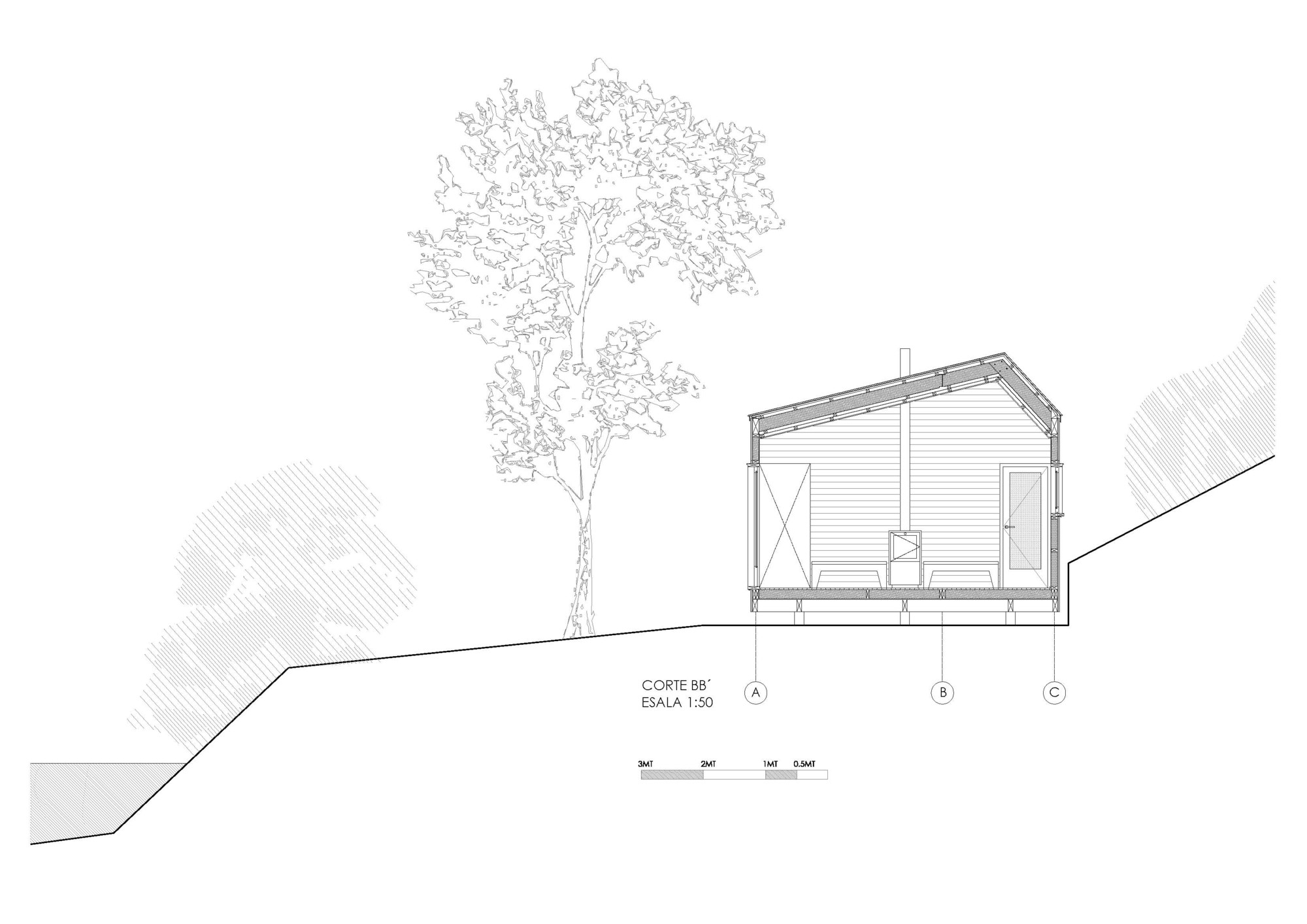 Gallery of Huillinco Lake House / Del Campo - Labbe - 25