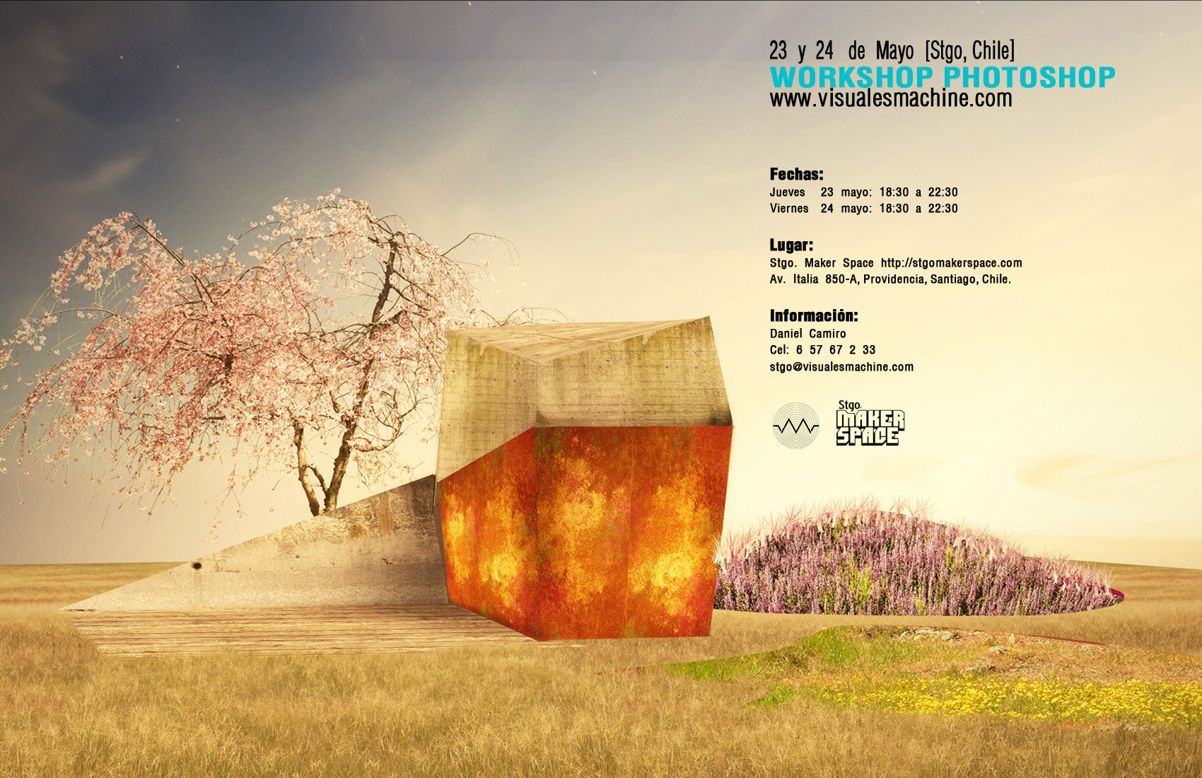 Workshop Photoshop en Santiago de Chile / Visuales Machine [¡Sorteamos ...