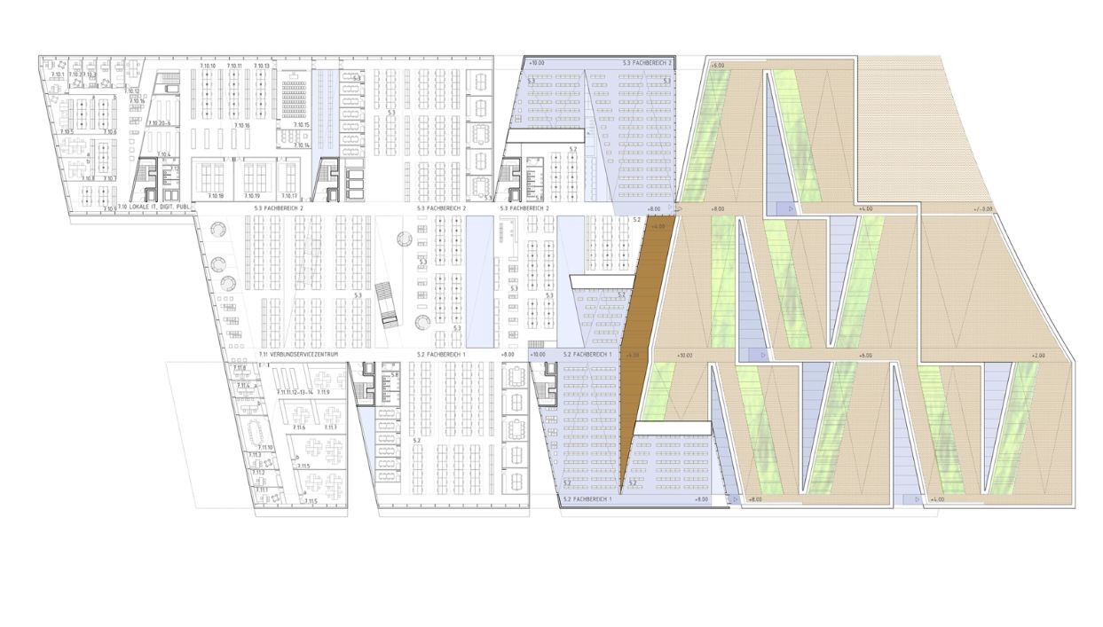 Gallery of New Central Library in Berlin Winning Proposal / Envés ...
