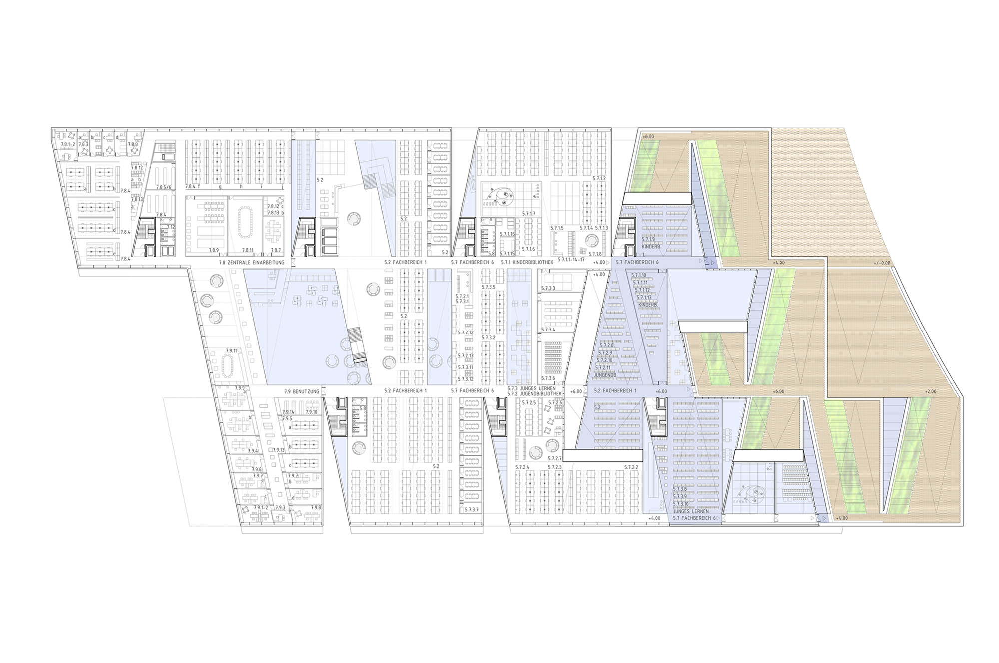 Gallery of New Central Library in Berlin Winning Proposal / Envés ...