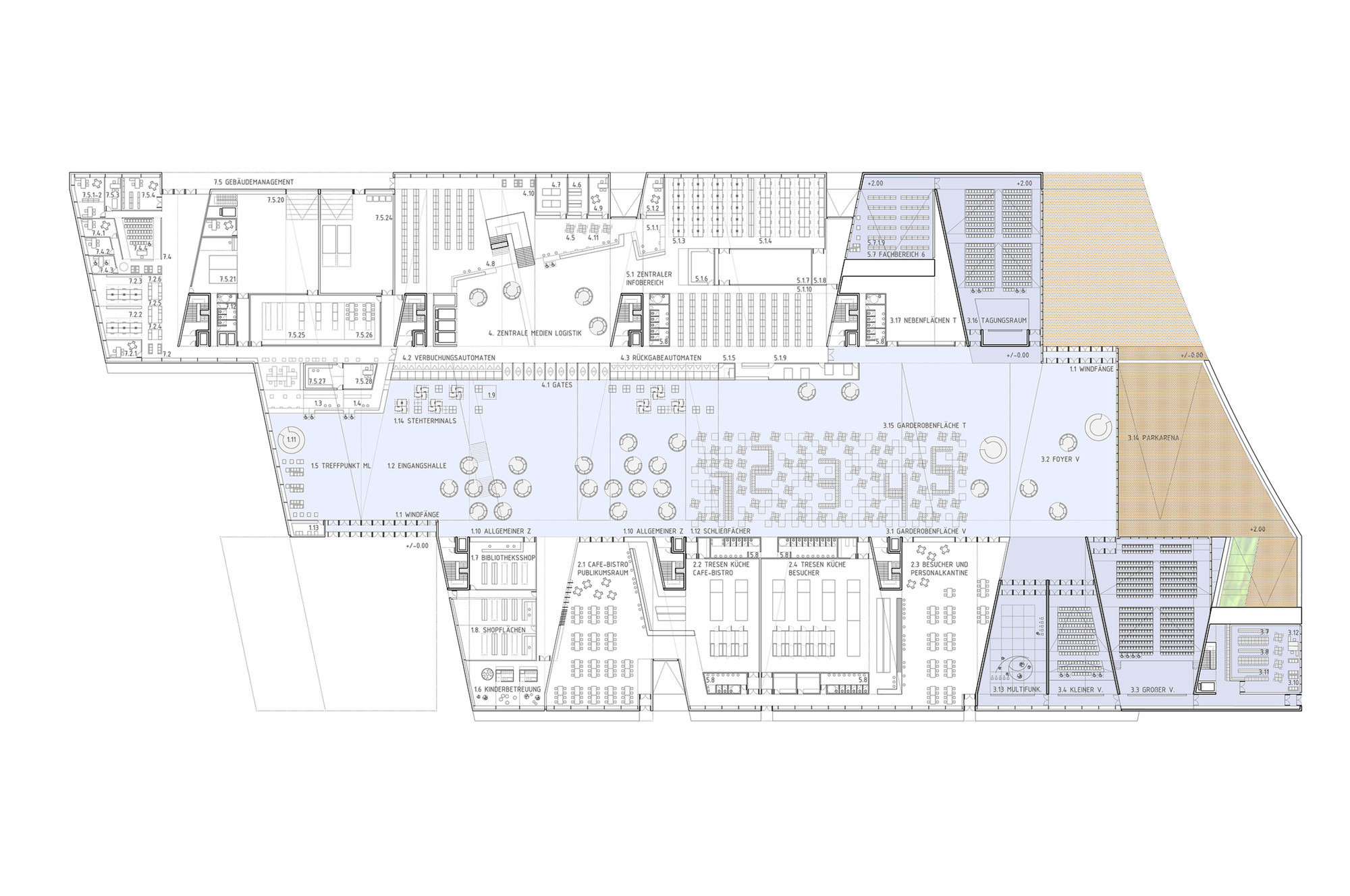 Gallery of New Central Library in Berlin Winning Proposal / Envés ...