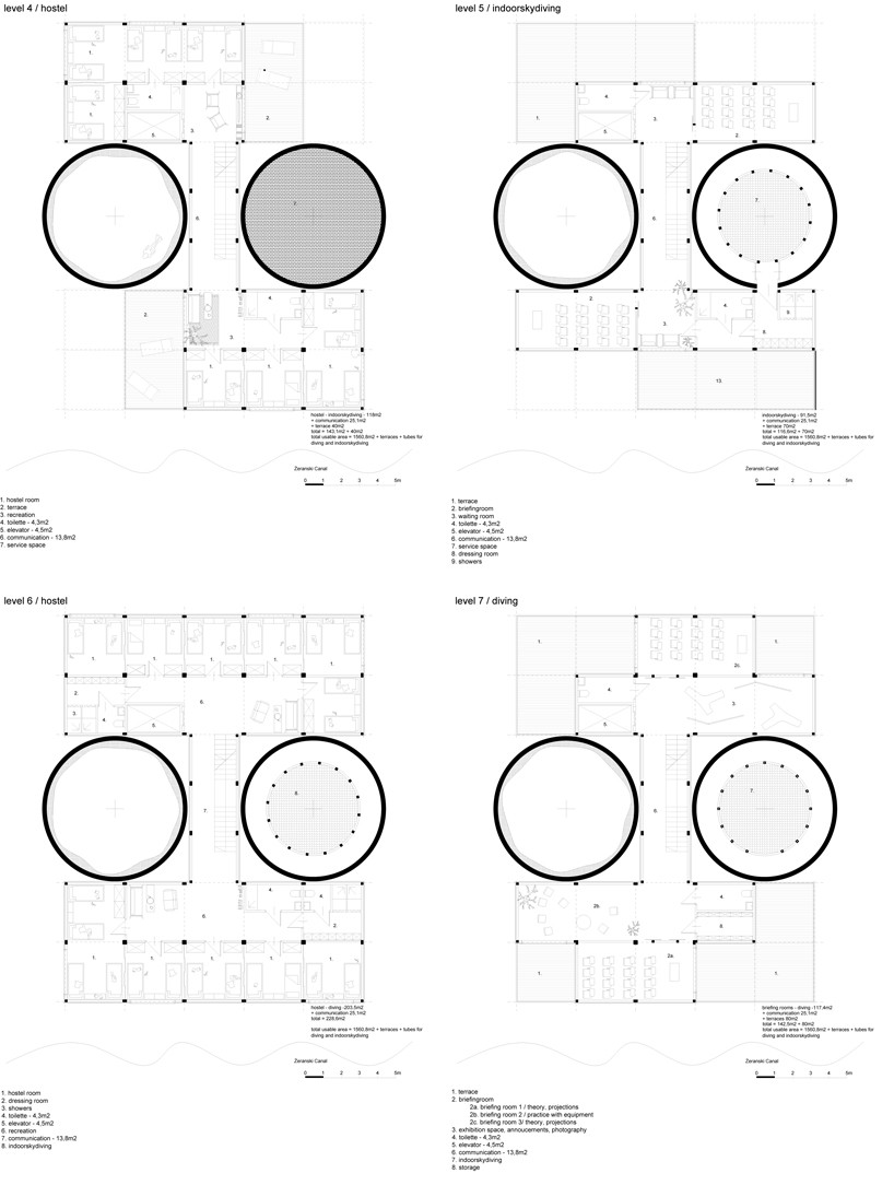 Gallery of 'BS25' Silos - Diving and Indoor Skydiving Center Proposal ...