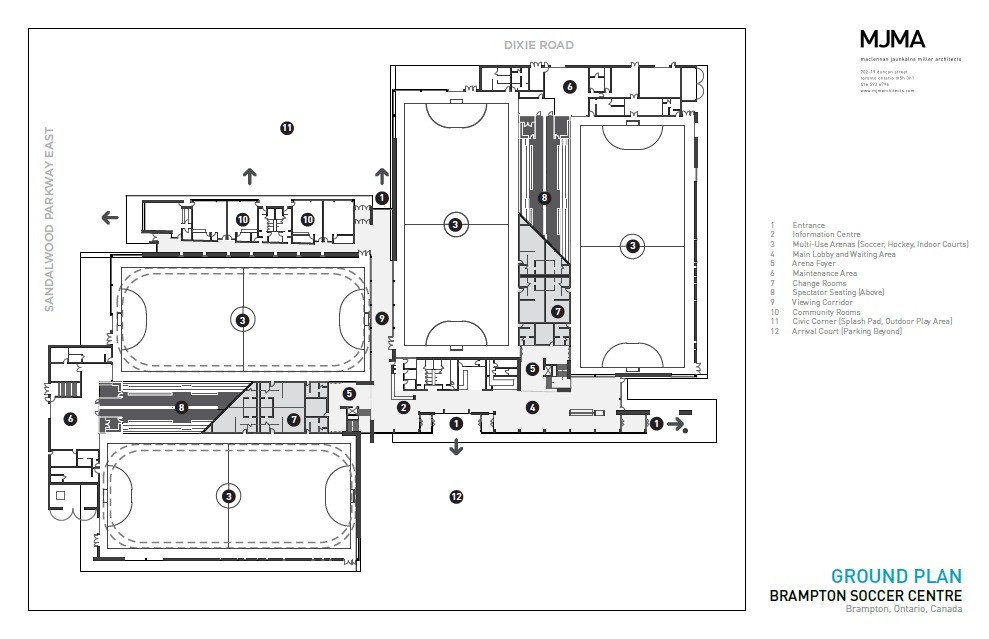 Gallery of Brampton Soccer Centre / MacLennan Jaunkalns Miller ...