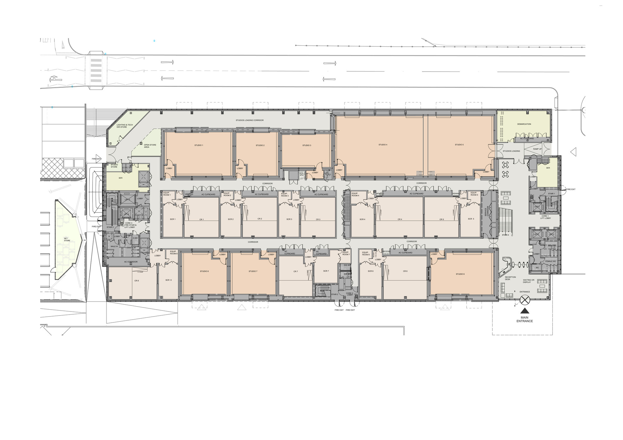 Gallery of BskyB Sky Studios / Arup Associates - 10