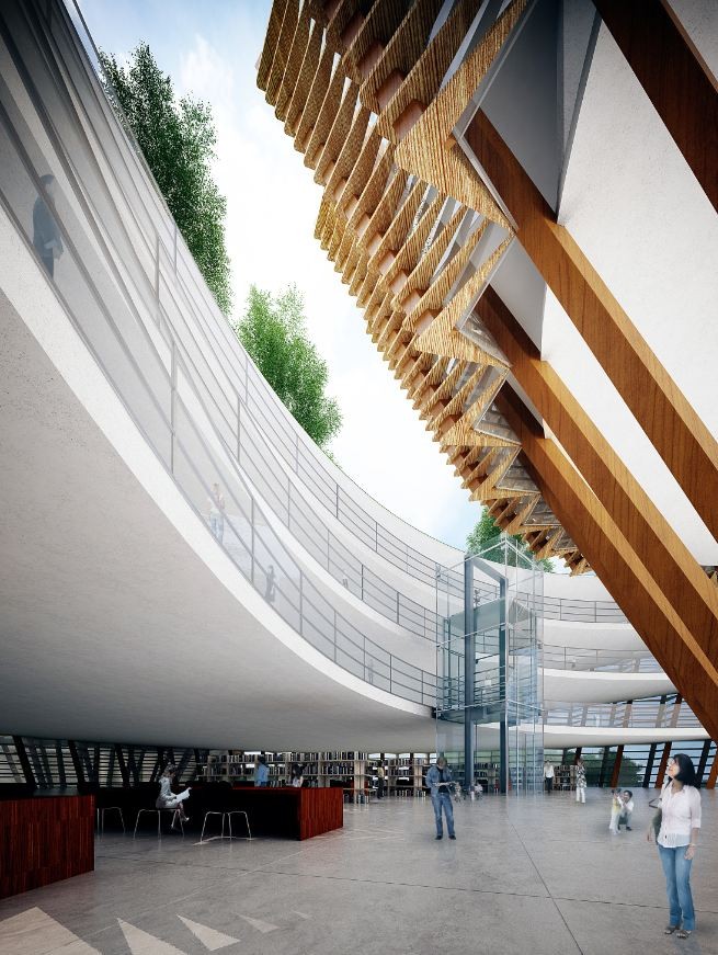 Gallery of City Cultural Center Competition Entry / Maxthreads - 8
