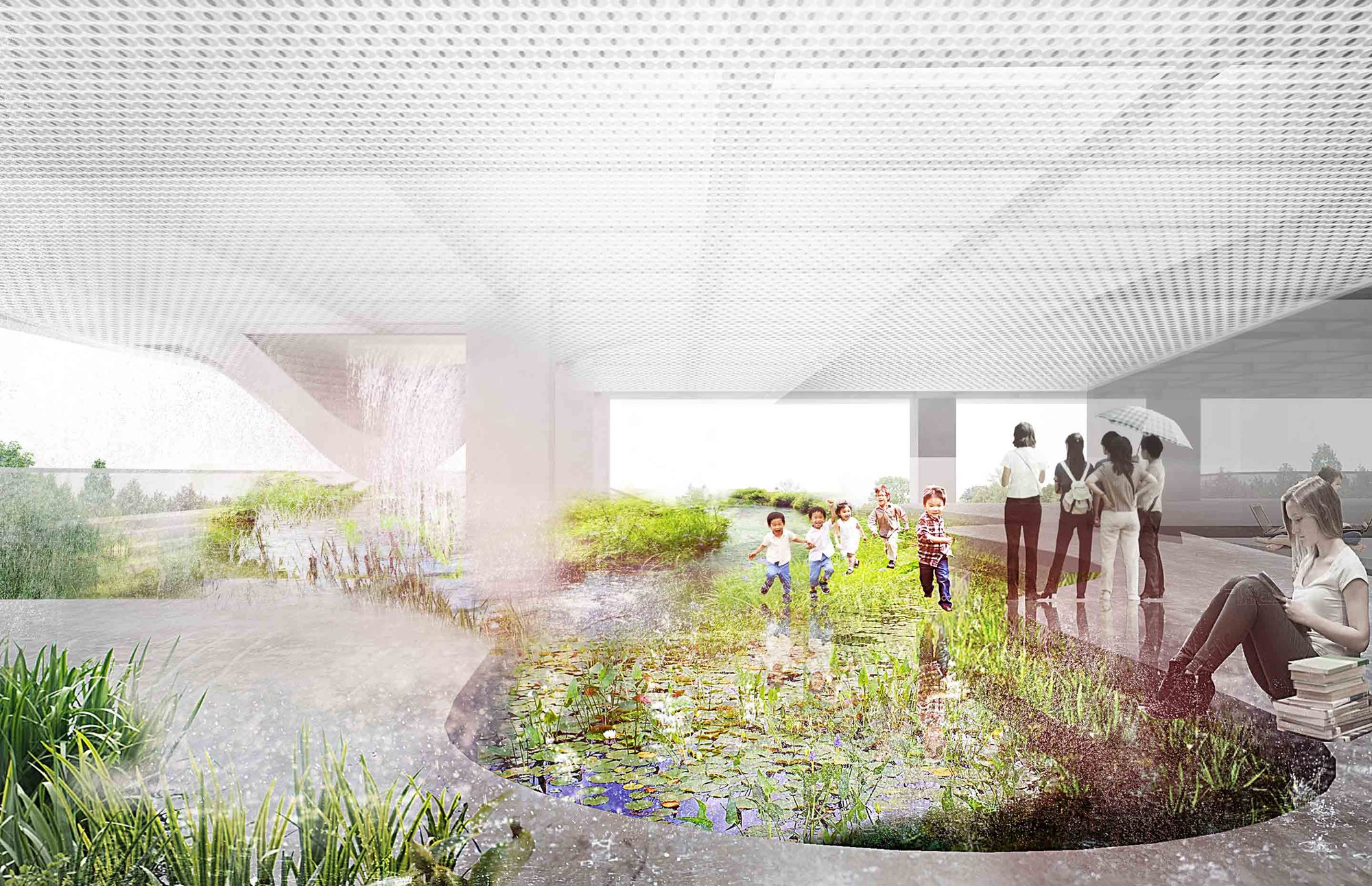 Gallery of City Cultural Center Competition Entry / KAMJZ Architects - 4