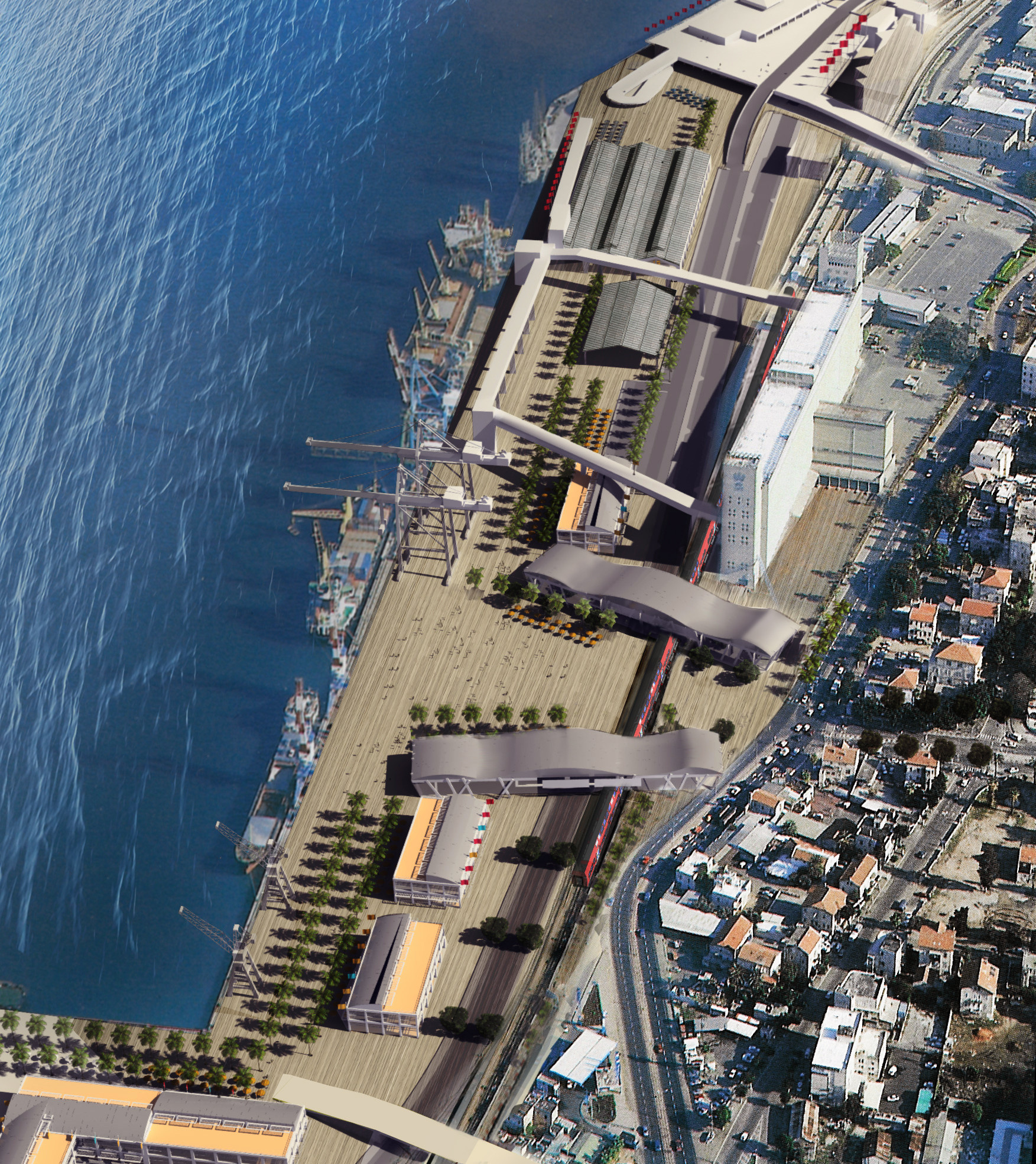 Gallery of New Haifa Waterfront Plan / Amir Mann–Ami Shinar Architects ...