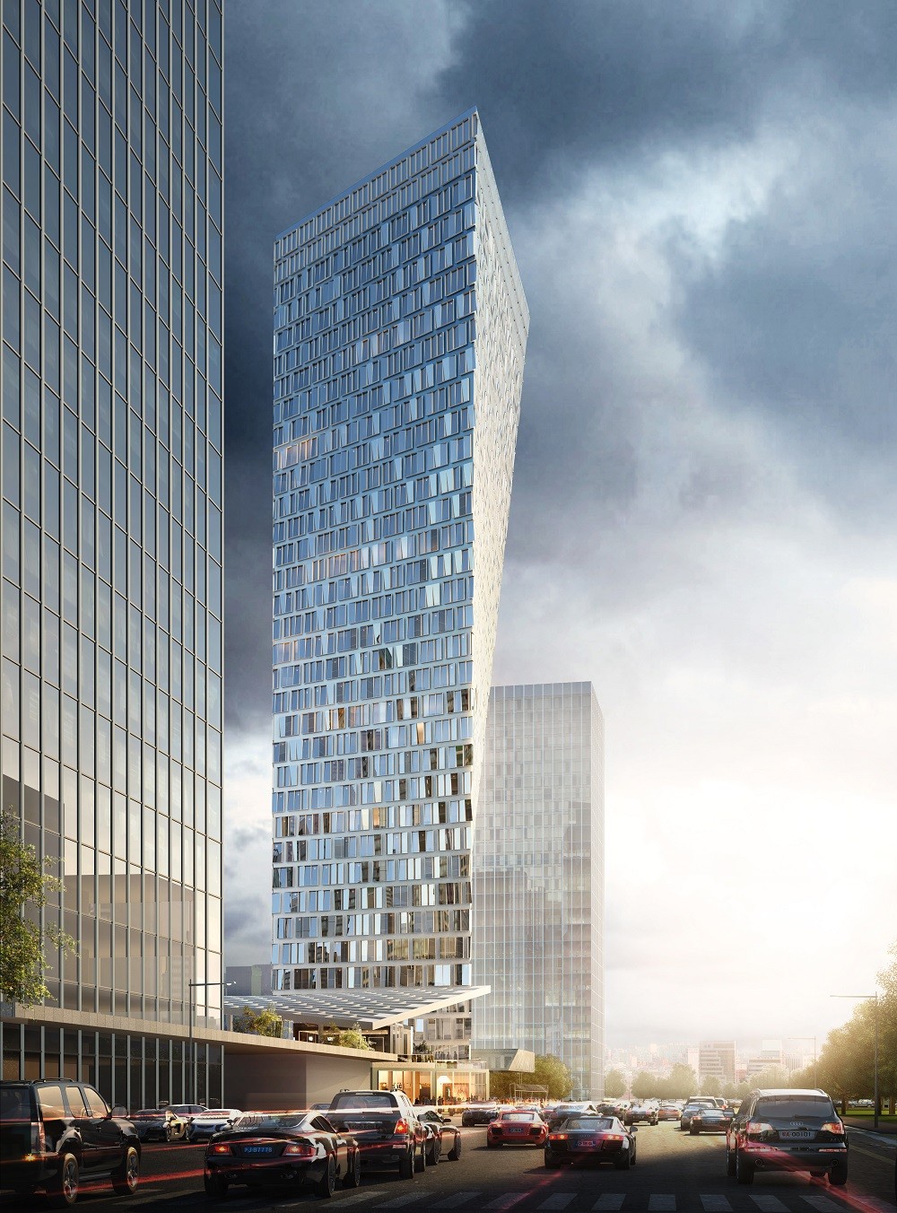 Gallery of Xuhui Binjian Media City 188S-G-1 Tower and Podium Winning ...