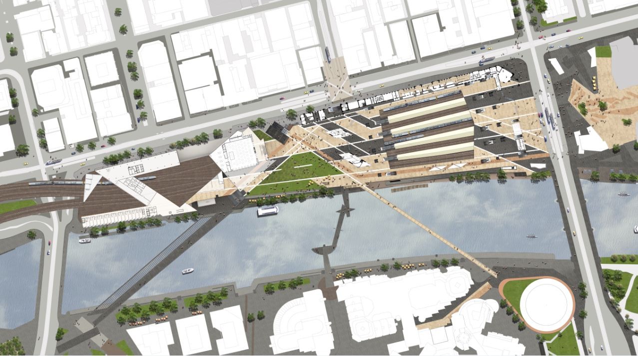Gallery of The Flinders Street Station Shortlisted Proposal / NH ...