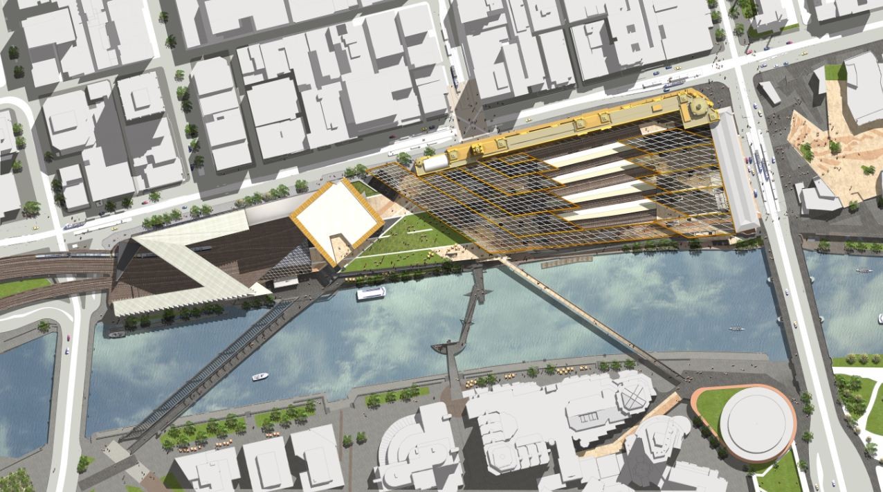 Gallery of The Flinders Street Station Shortlisted Proposal / NH ...
